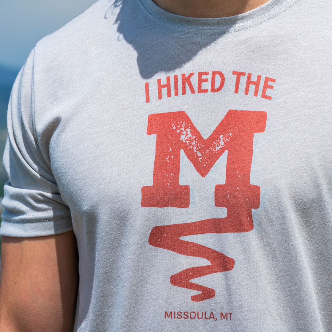 Hike The "M" T-Shirt (Unisex) Missoula | M Trail | University of ...
