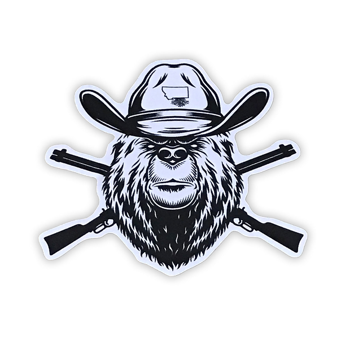 Bubba Bear Sticker – My Montana Roots